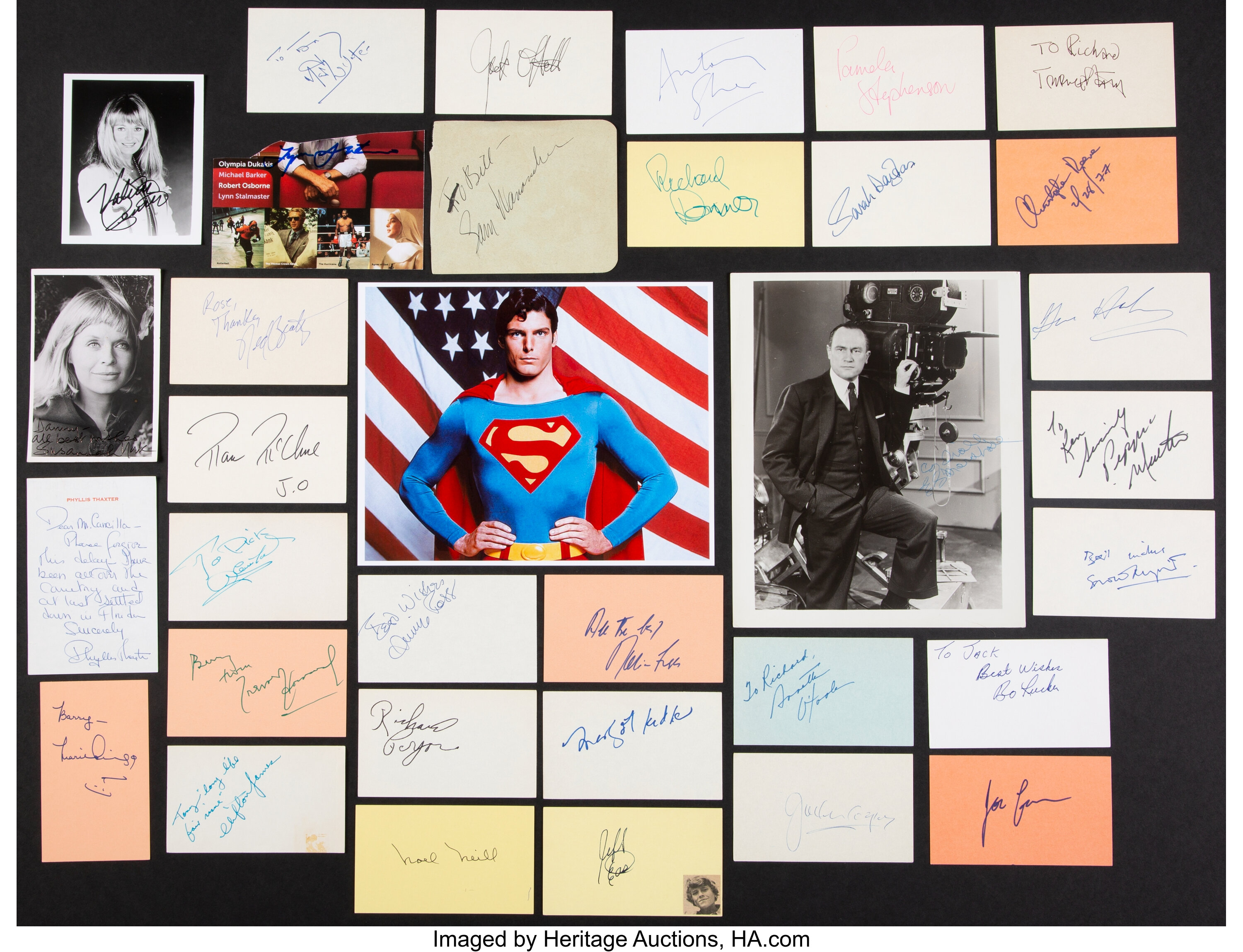 Superman Christopher Reeve Series Collection of Signatures (33 ...