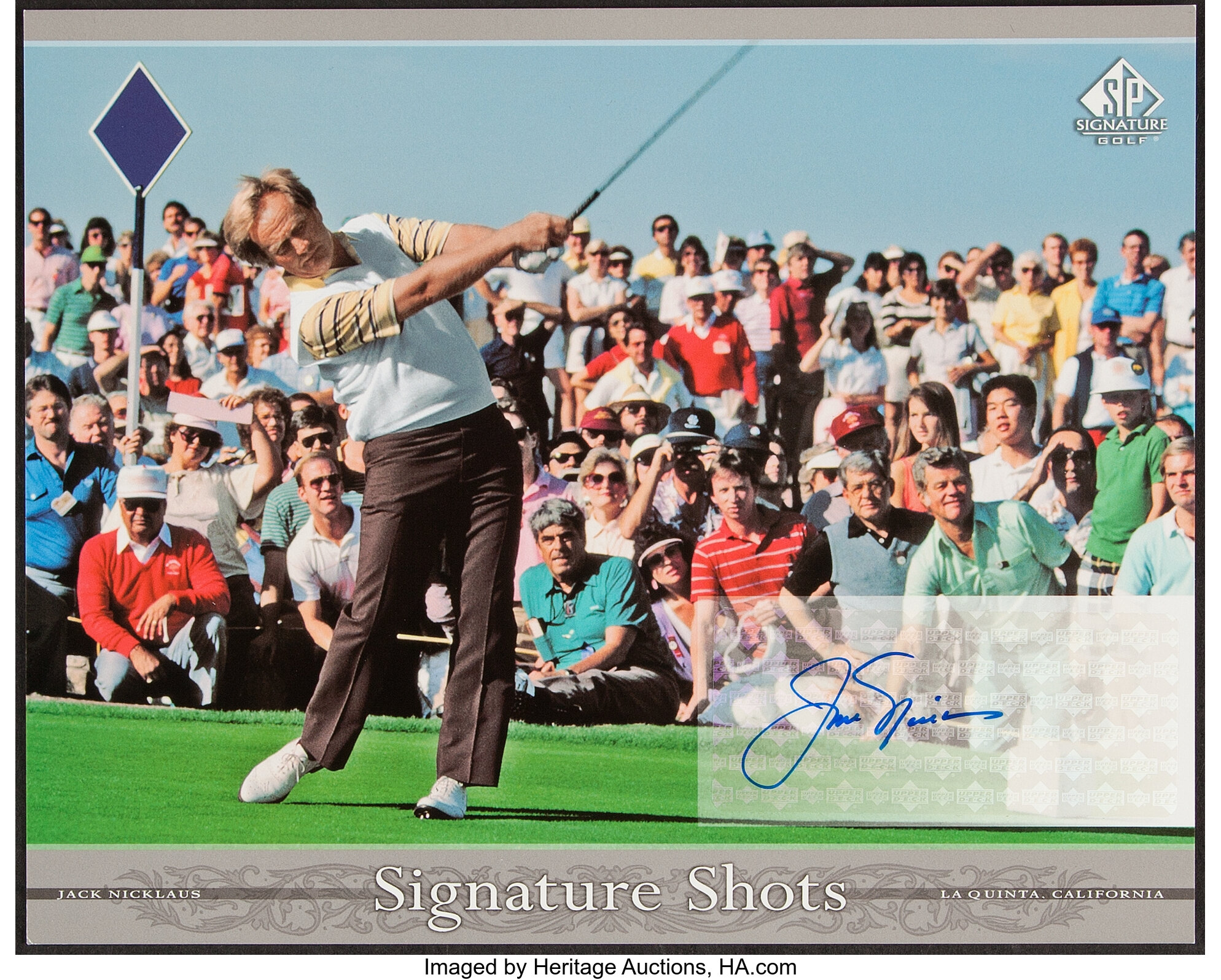 Jack Nicklaus Signed Upper Deck Signature Shots. ... Golf | Lot #42249 ...