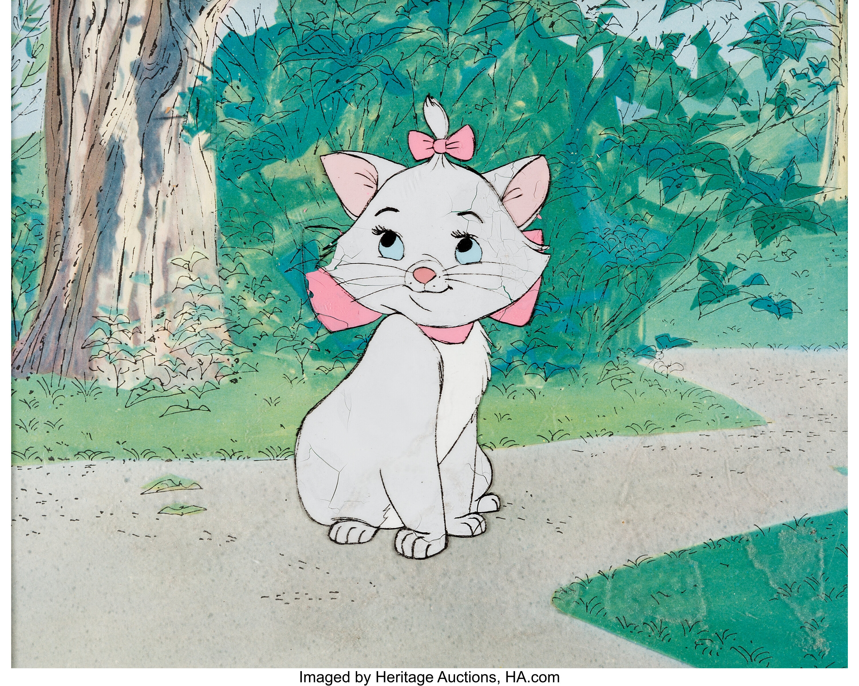 The Aristocats Marie Production Cel (Walt Disney, 1970).... | Lot ...
