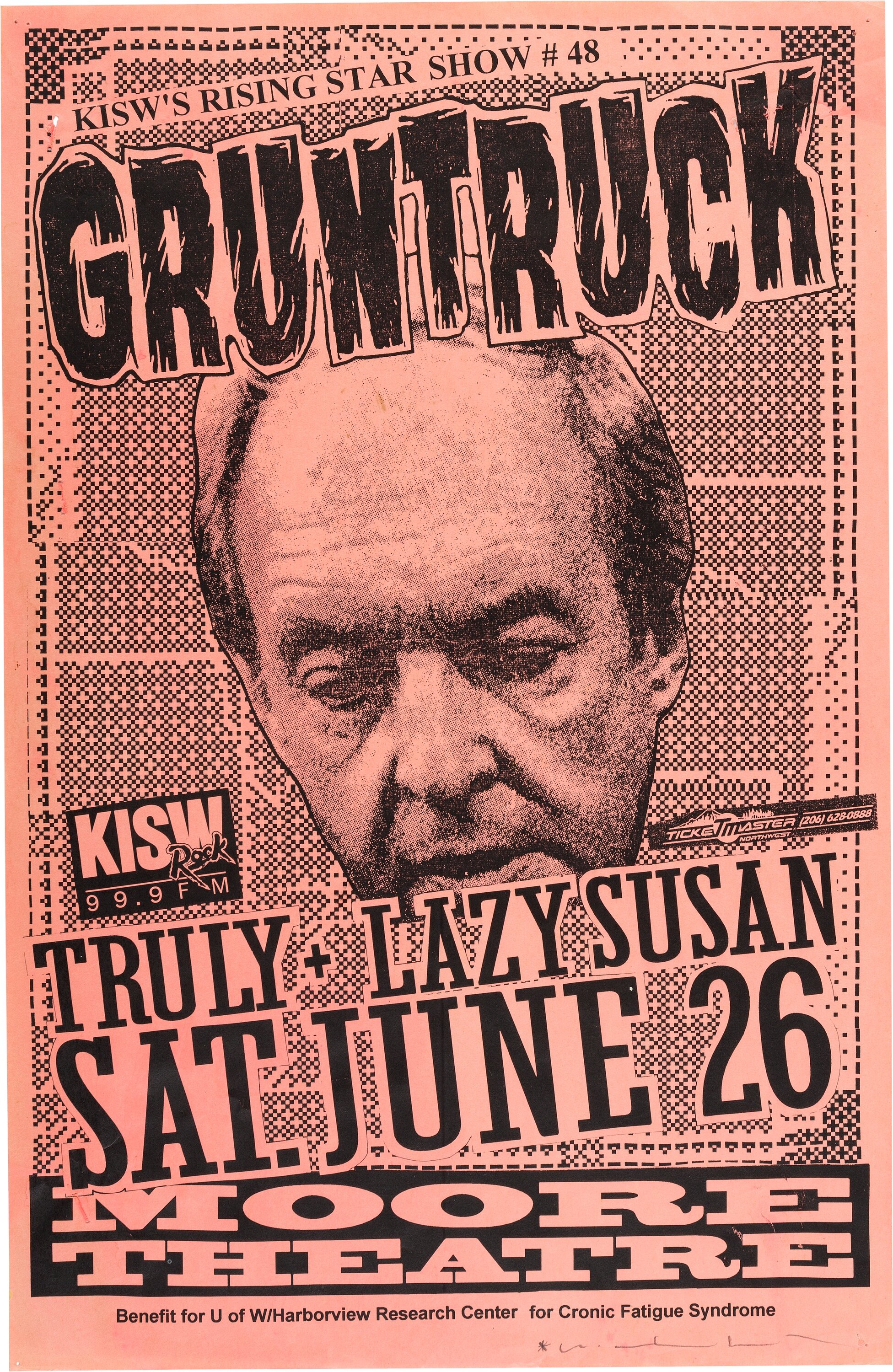 Gruntruck / Truly Moore Theatre Concert Poster (1993). Rolled, | Lot ...