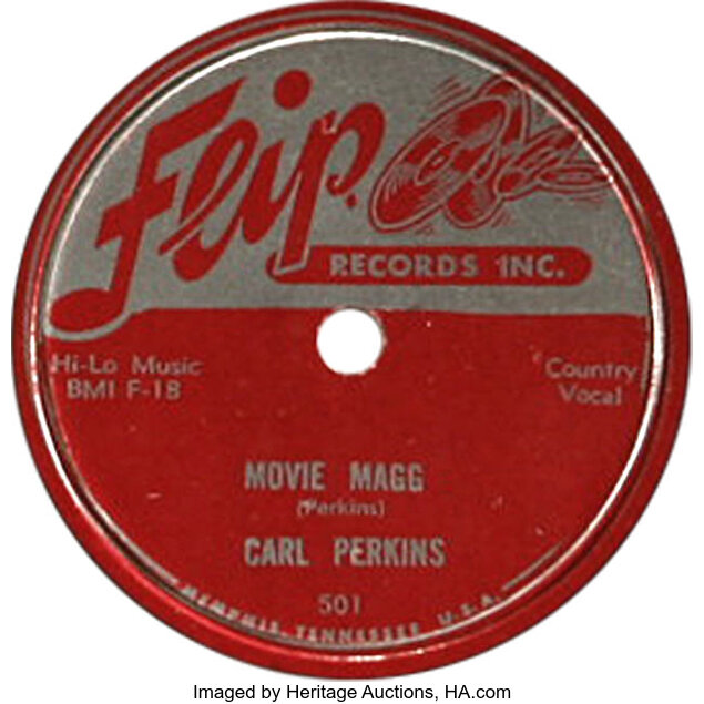 Carl Perkins "Movie Magg"/ "Turn Around" 78 (Flip 501, 1955). | Lot ...