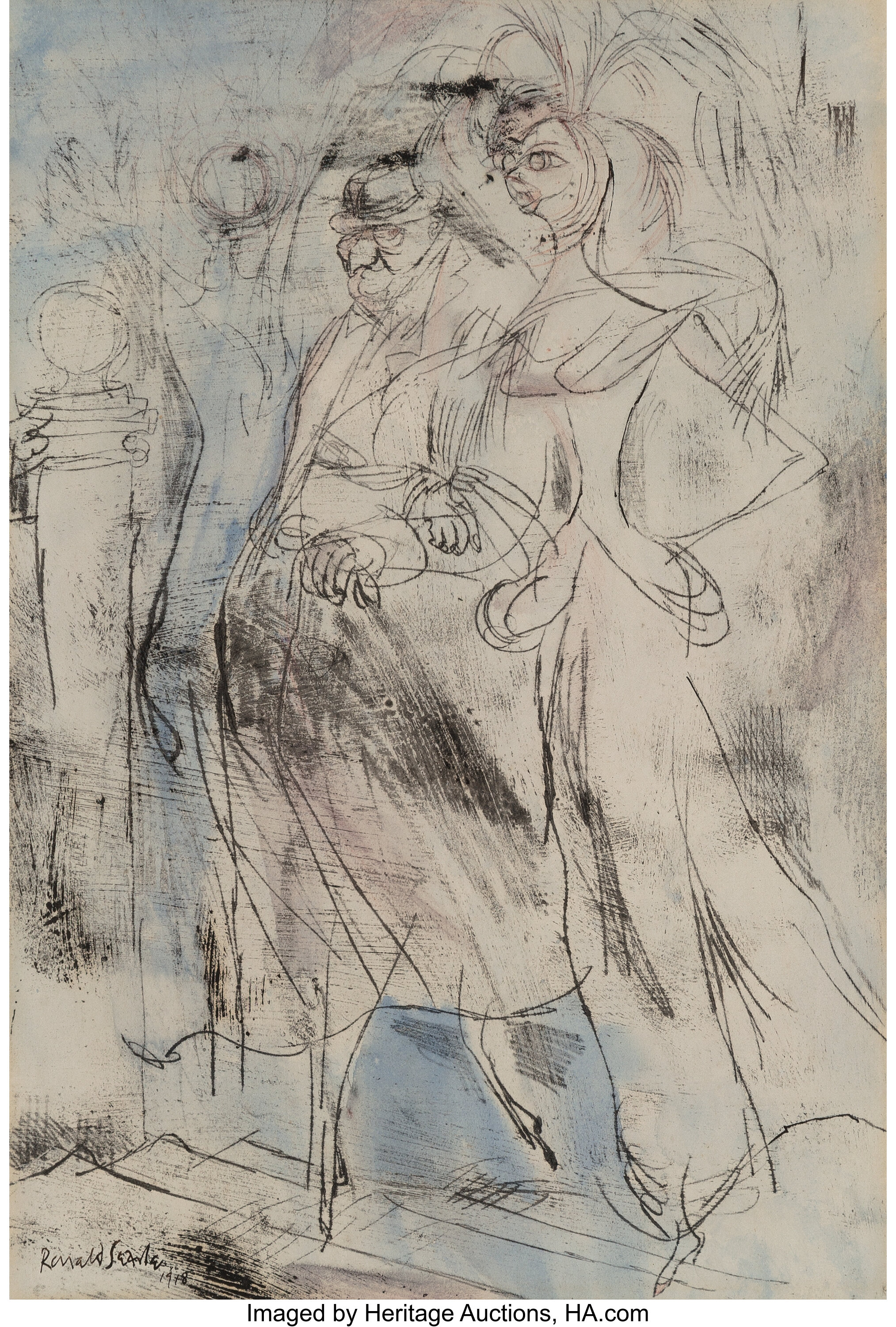 Ronald William Fordham Searle (British, 1920-2011). Untitled, | LotID ...