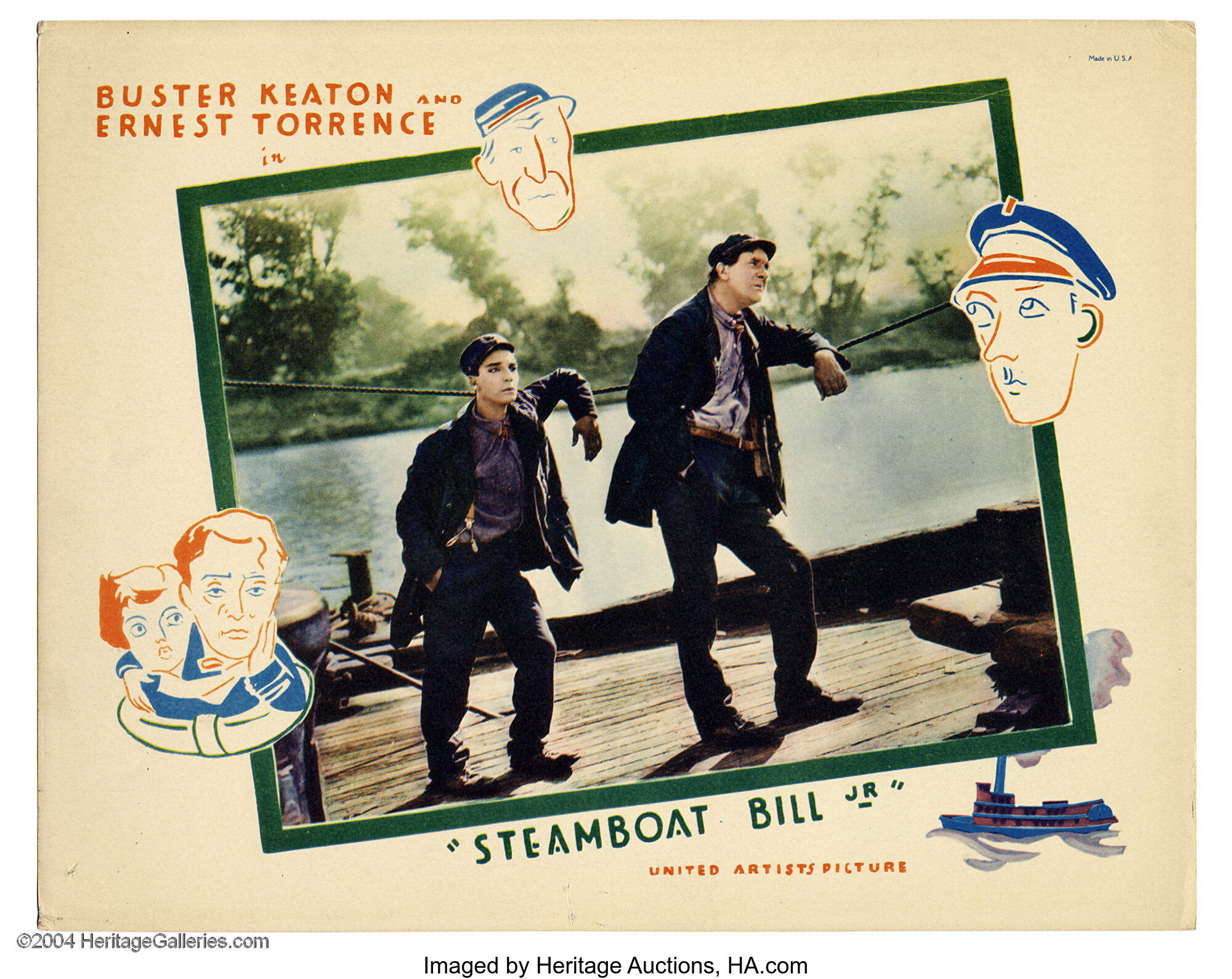 Steamboat Bill, Jr. (United Artists, 1928).... Movie Posters Comedy ...