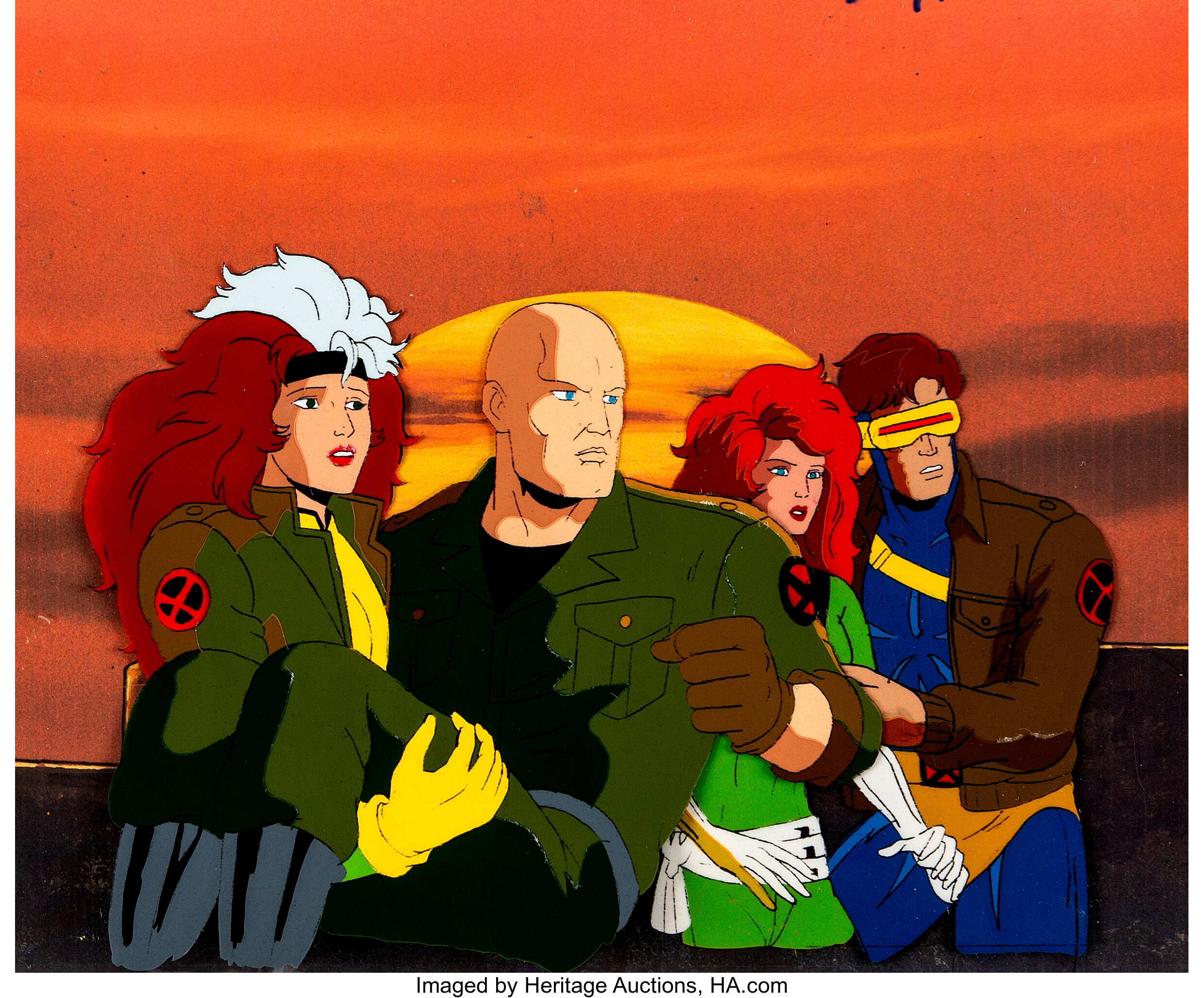 X-Men Rogue, Professor X, Phoenix et Cyclops Cellulo de Production ...