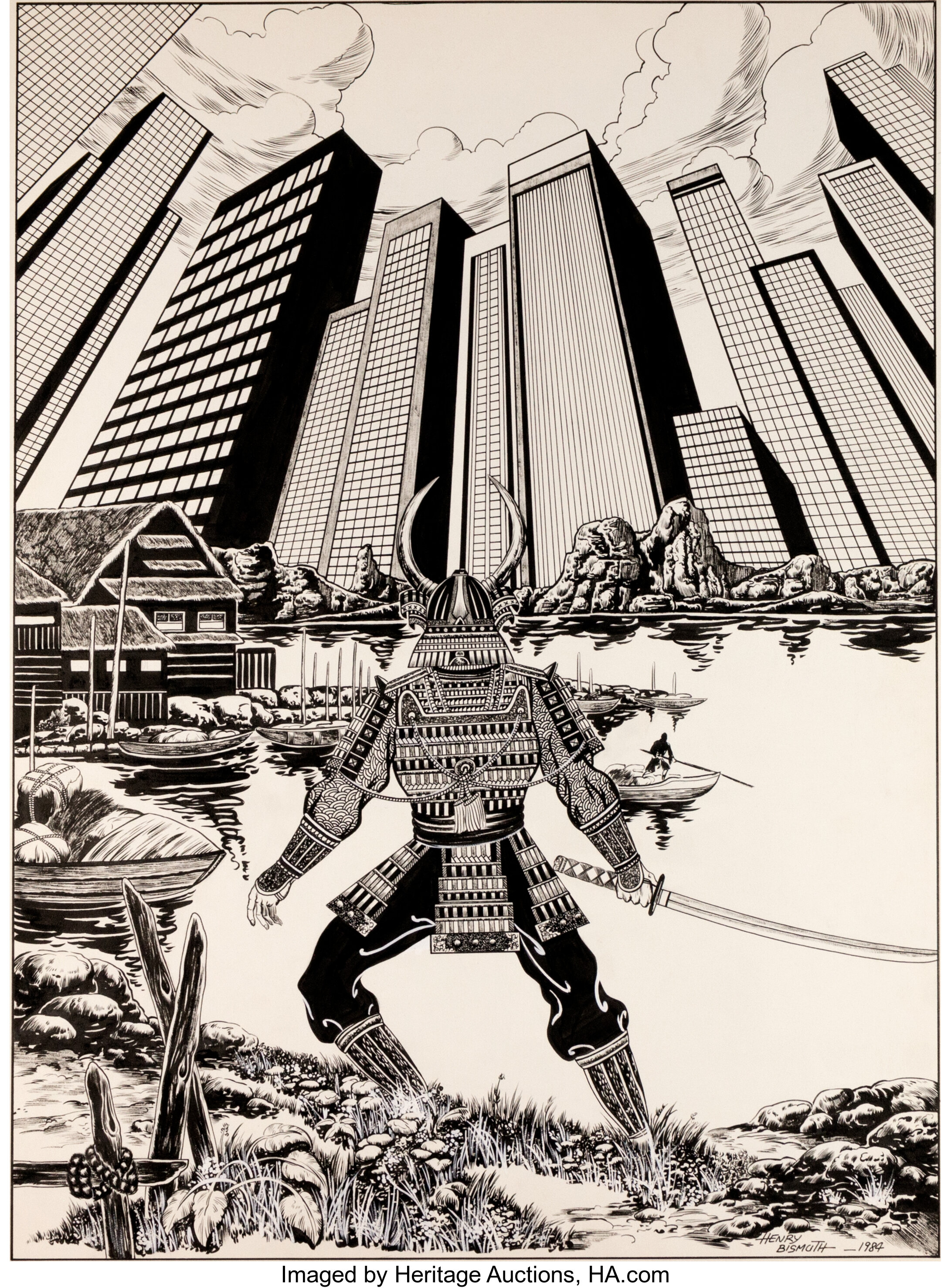 Henry Bismuth Eishi to Kaze / Le Guerrier et le Vent Projet Planche ...