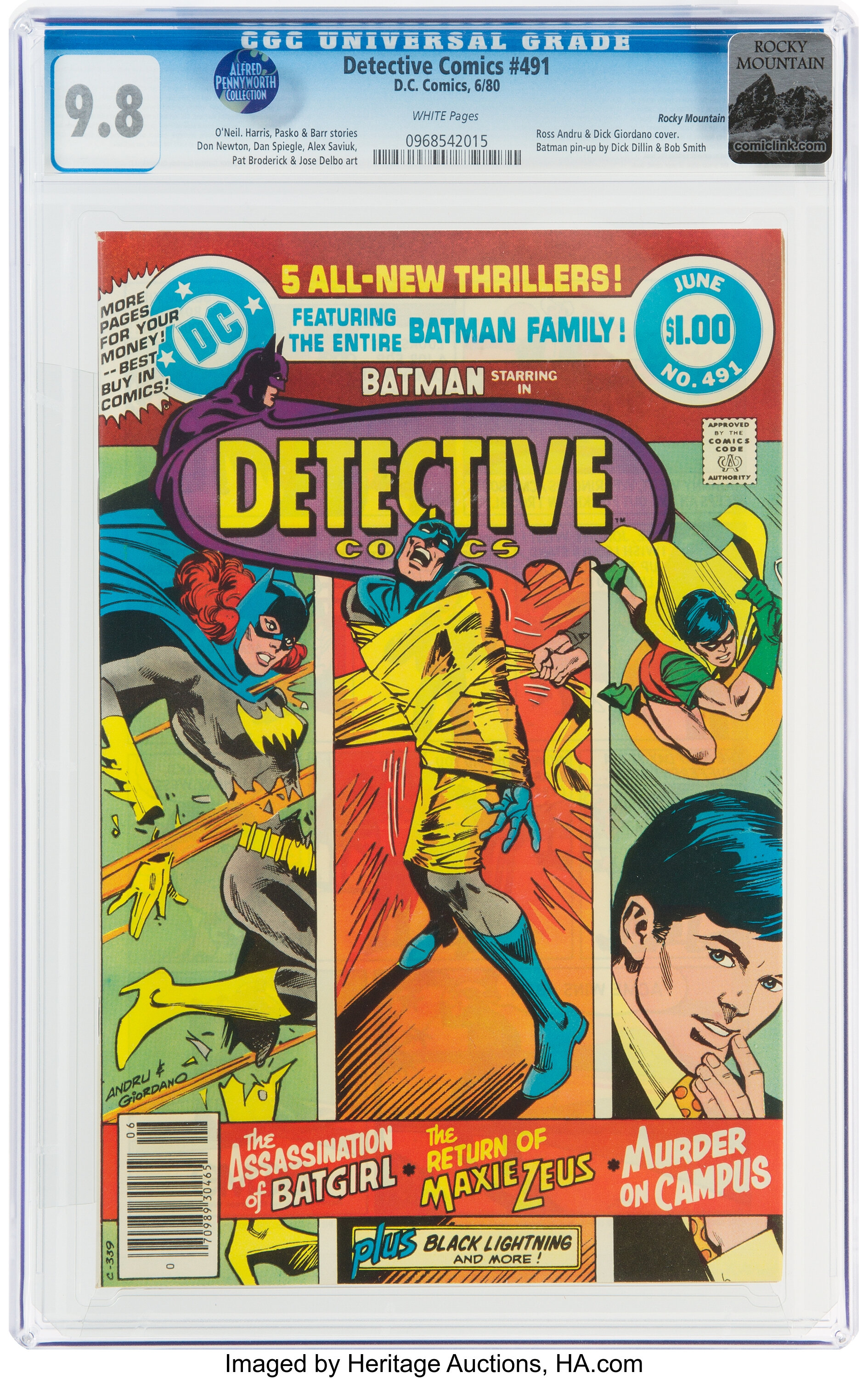 How Much Is Detective Comics #491 Worth? Browse Comic Prices | Heritage ...