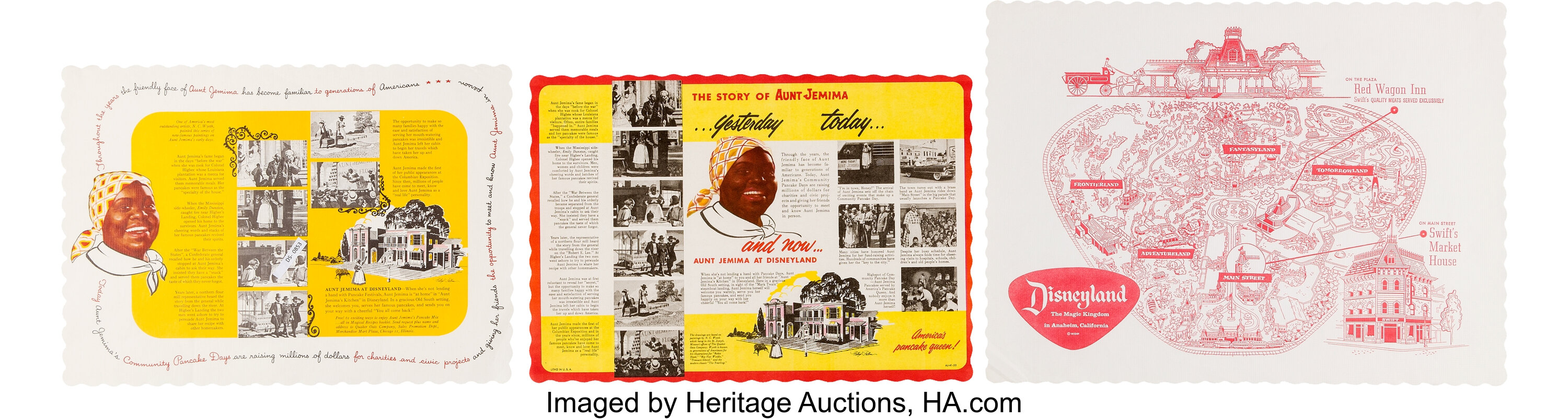 Aunt Jemima's Pancake House at Disneyland and Red Wagon Inn | Lot ...
