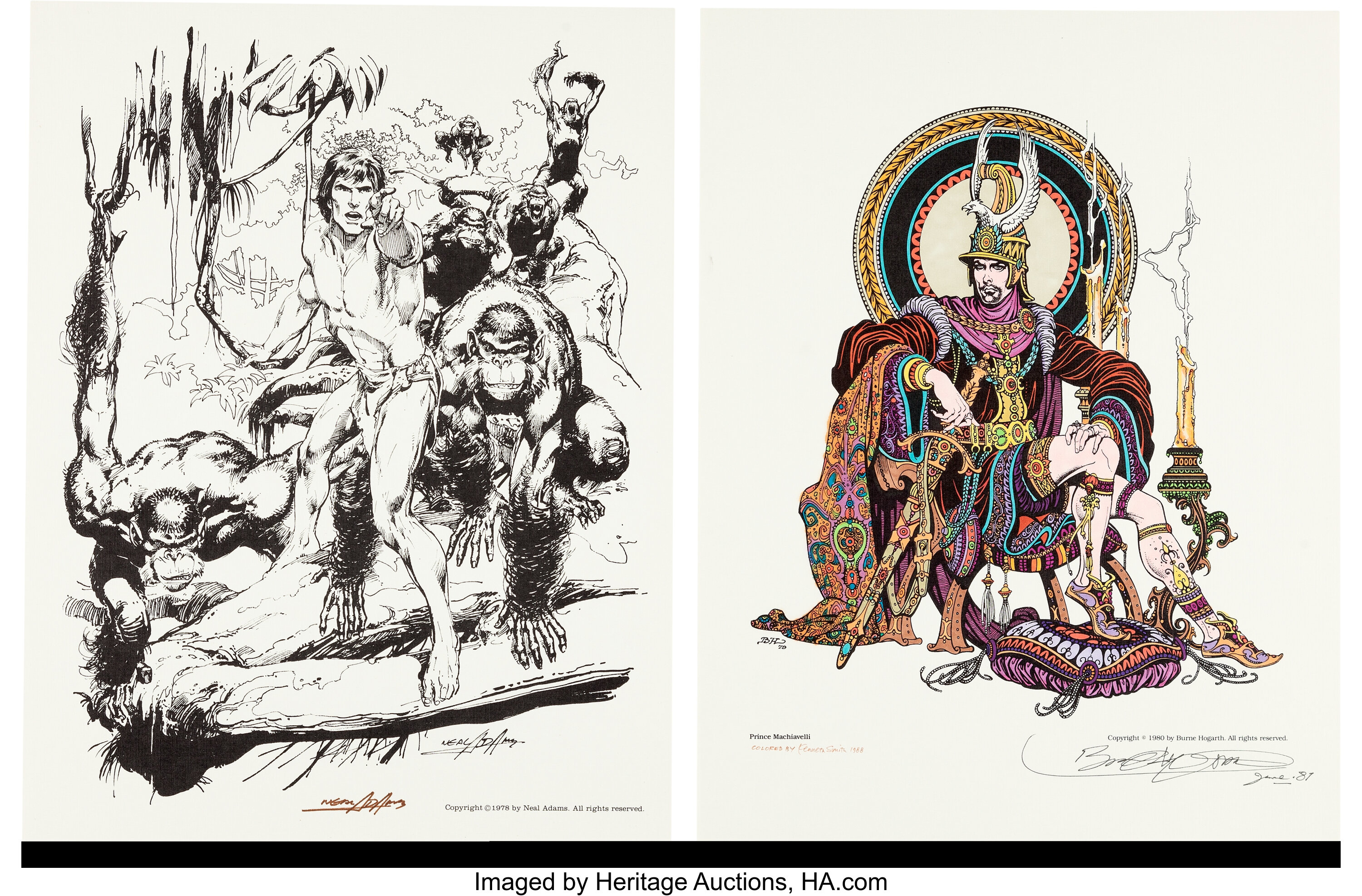 Neal Adams National Cartoonists Society Portfolio of Fine Comic Art ...