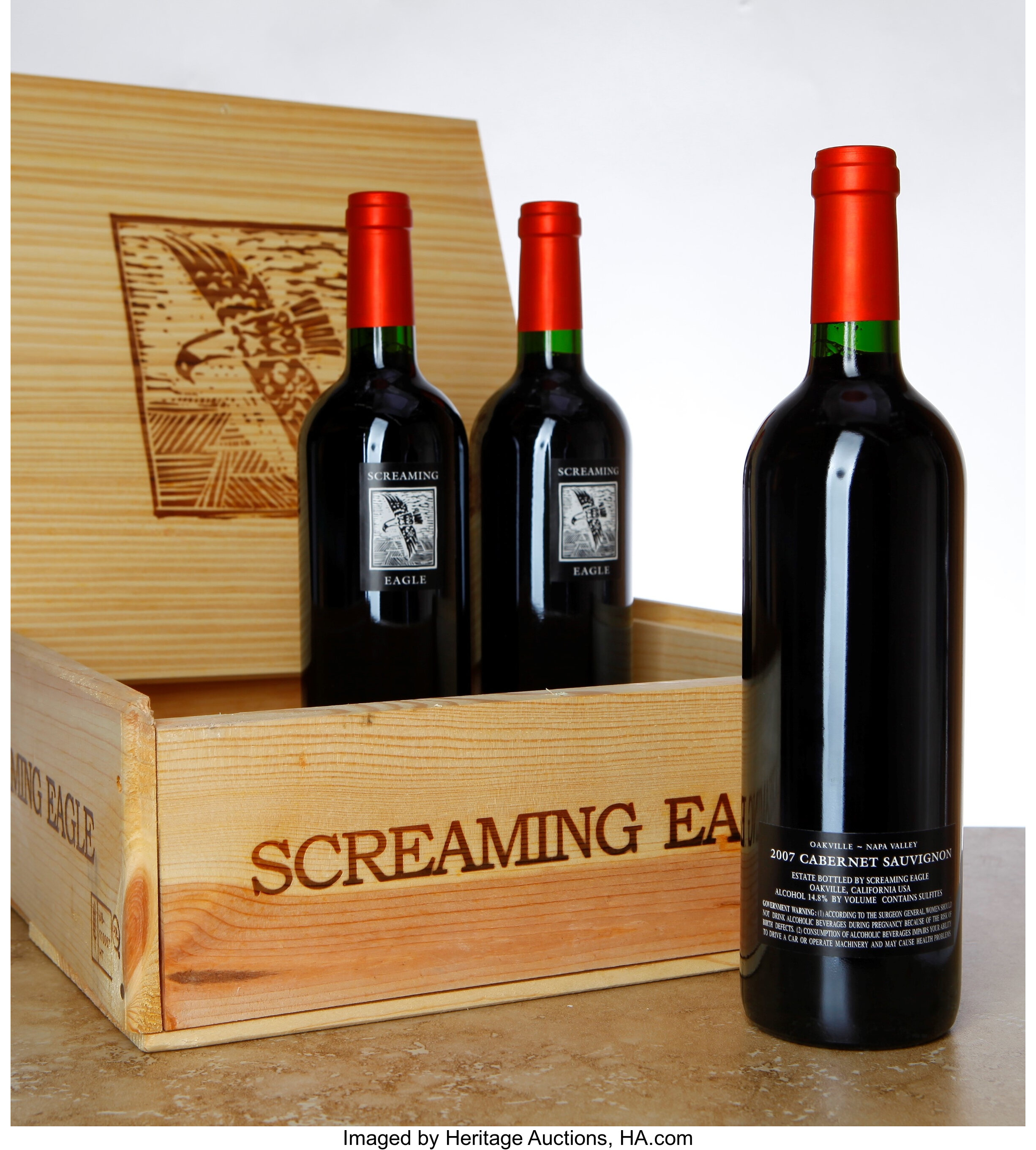 Screaming Eagle Cabernet Sauvignon 2007 . owc. Bottle (3). ... | Lot ...