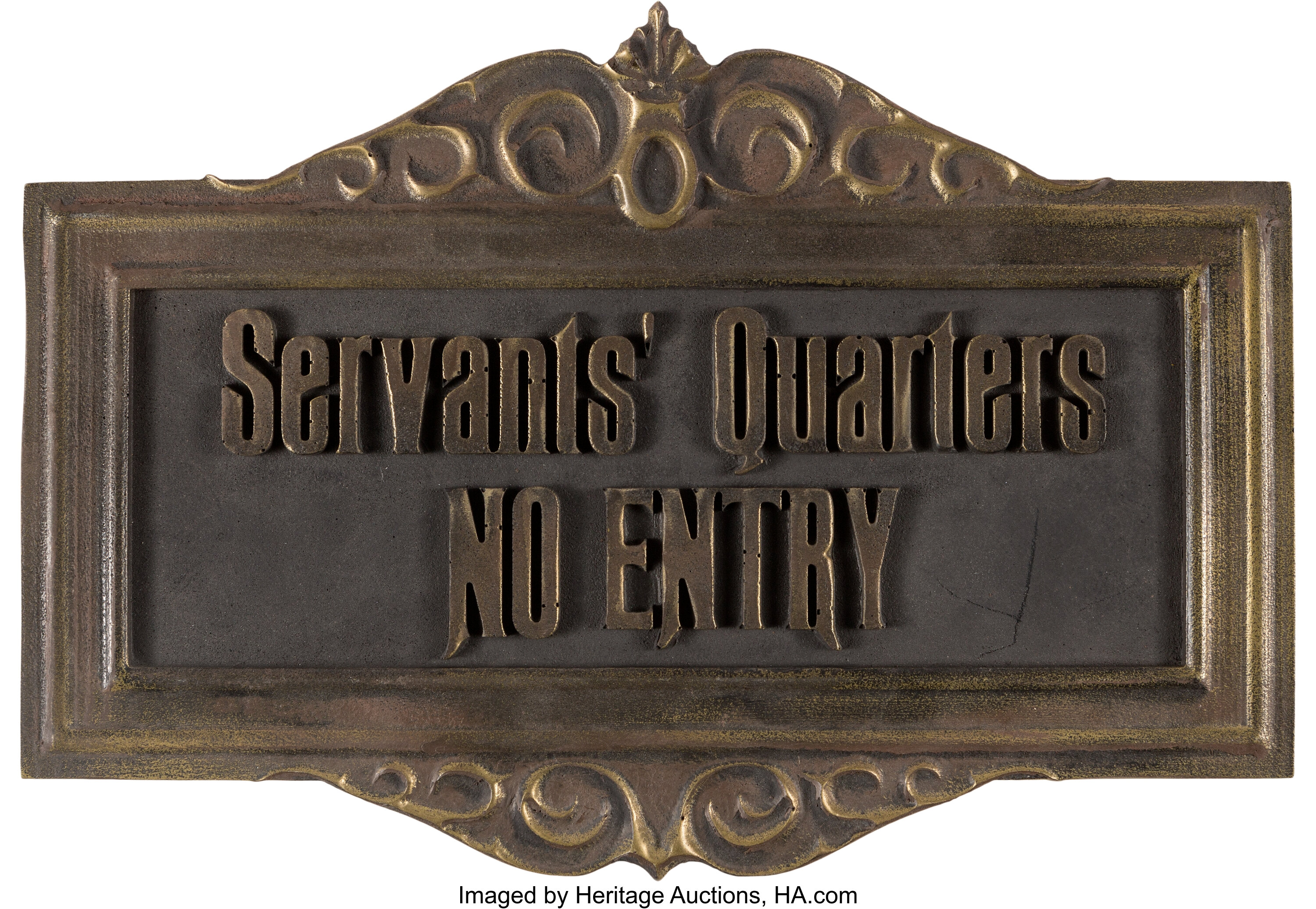 Walt Disney World - Haunted Mansion Servants' Quarters No Entry | Lot ...