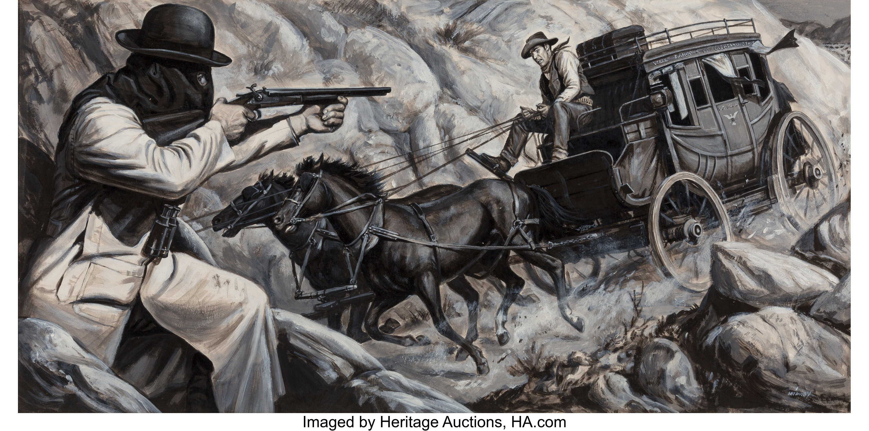Bruce Minney (American, 1928-2013). The Incredible Walking Gun, | Lot ...