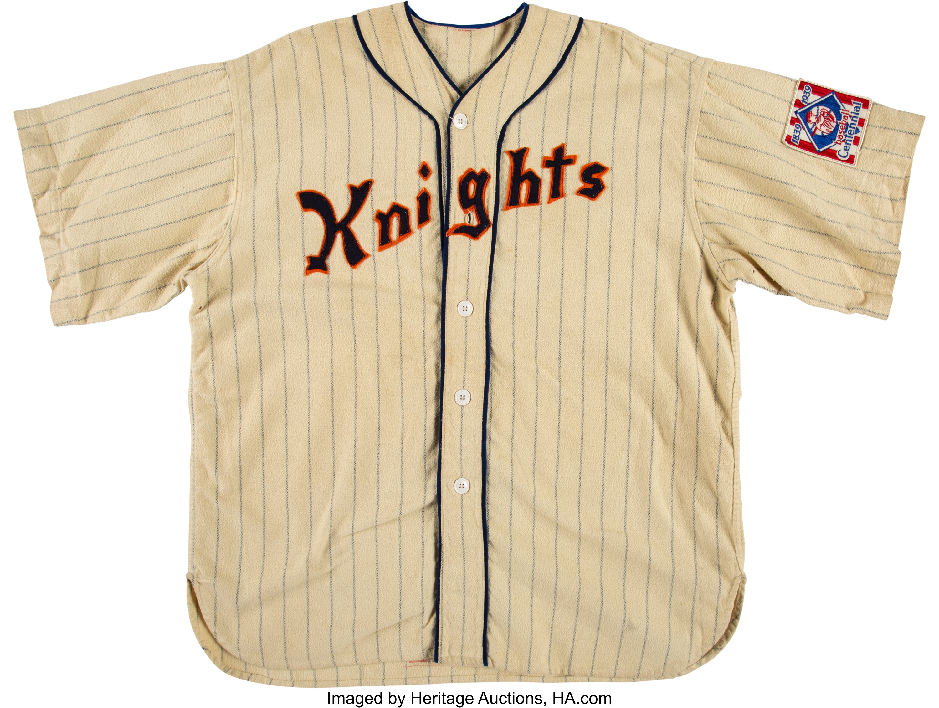 1984 Film Worn New York Knights Jersey from "The Natural."... | Lot ...