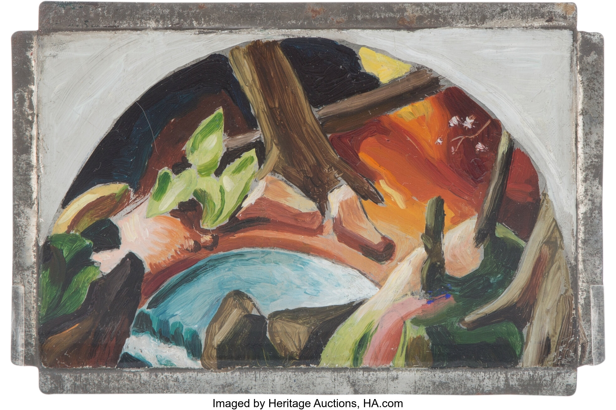 Thomas Hart Benton (American, 1889-1975). Woodland Stream, Martha's ...