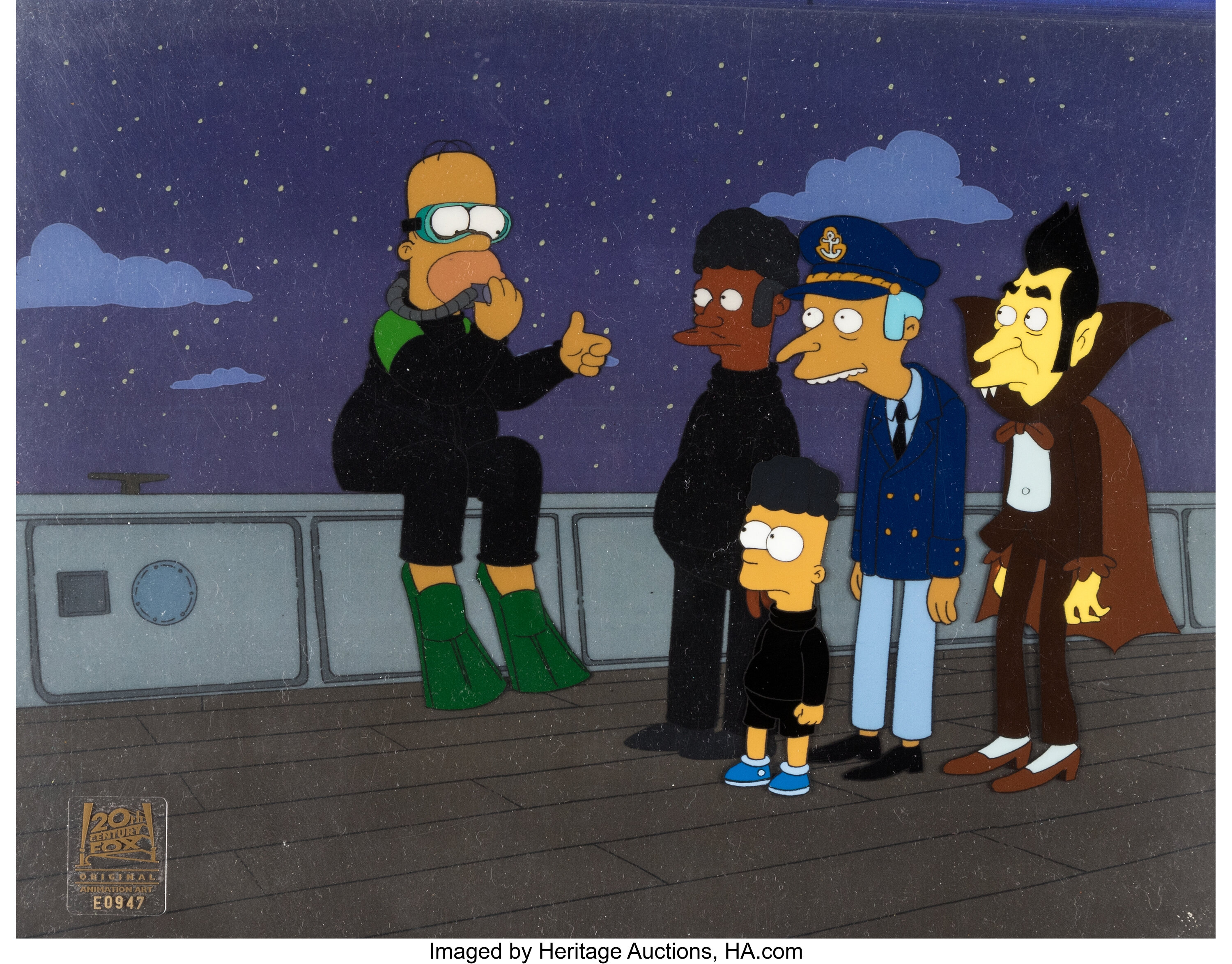 The Simpsons "Sweets and Sour Marge" Bart, Homer Apu, Mr. Burns and ...