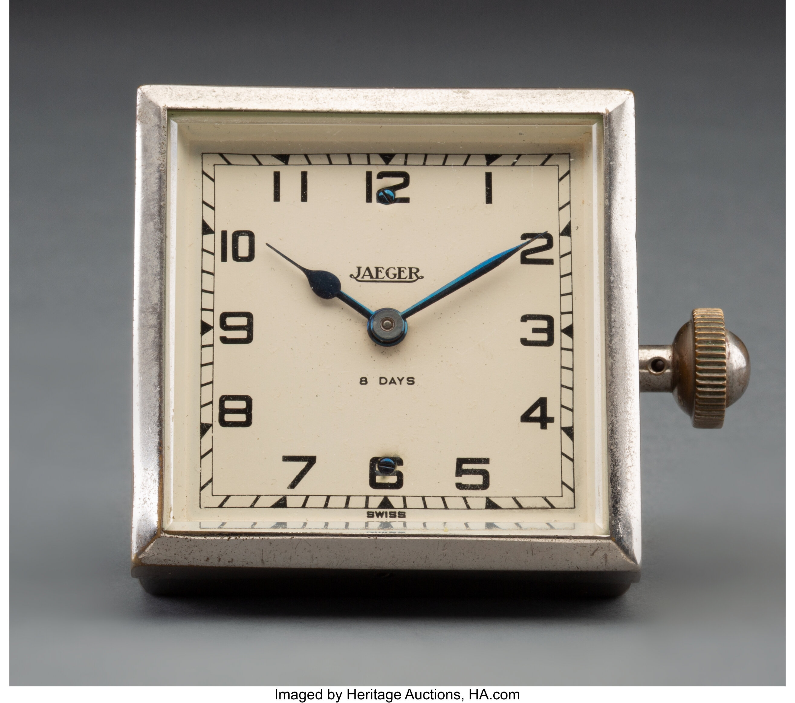 Jaeger Watch Company Dashboard Clock, Switzerland, early 20th | Lot ...