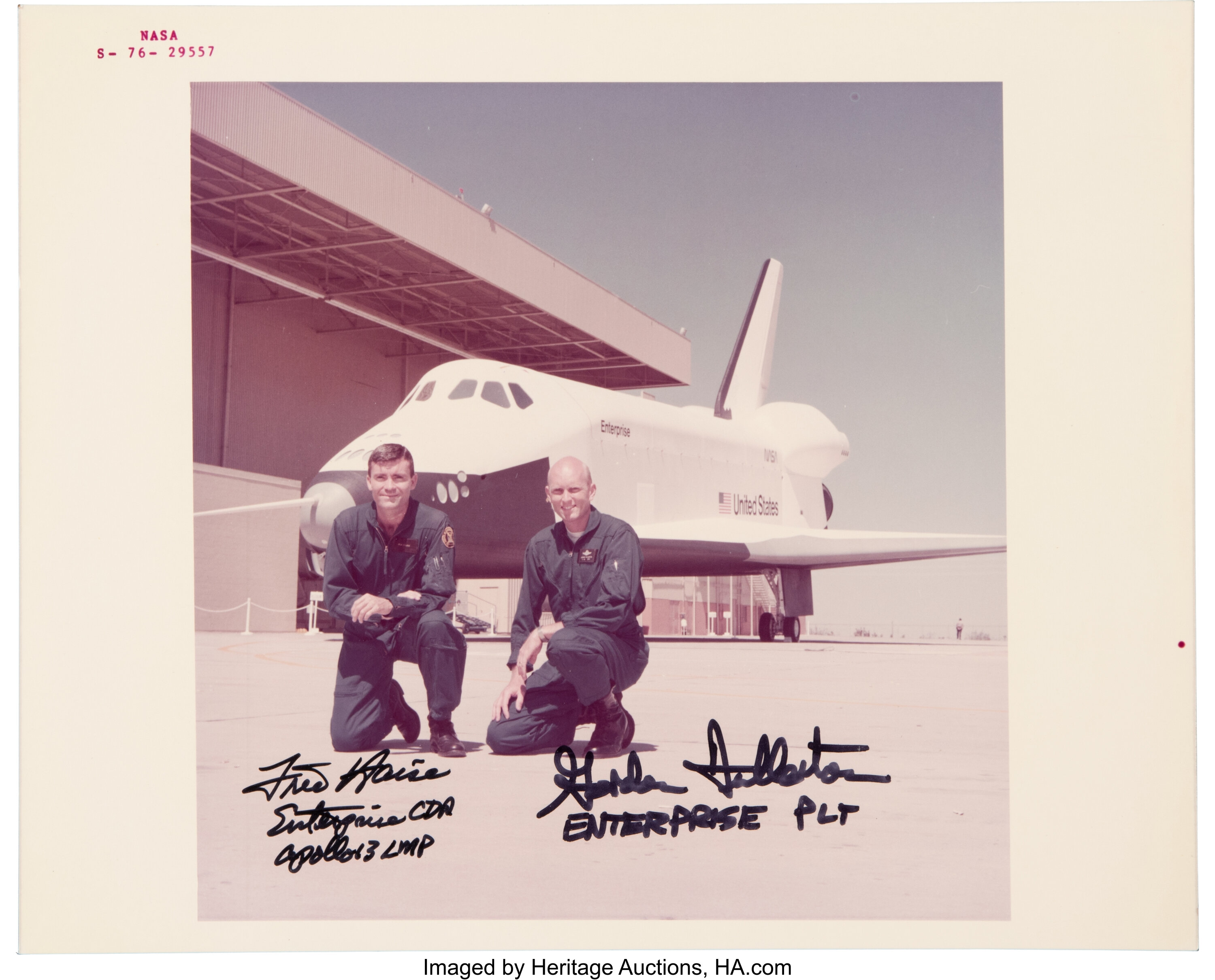 Space Shuttle Enterprise (OV-101) First Approach and Landing Test | Lot ...