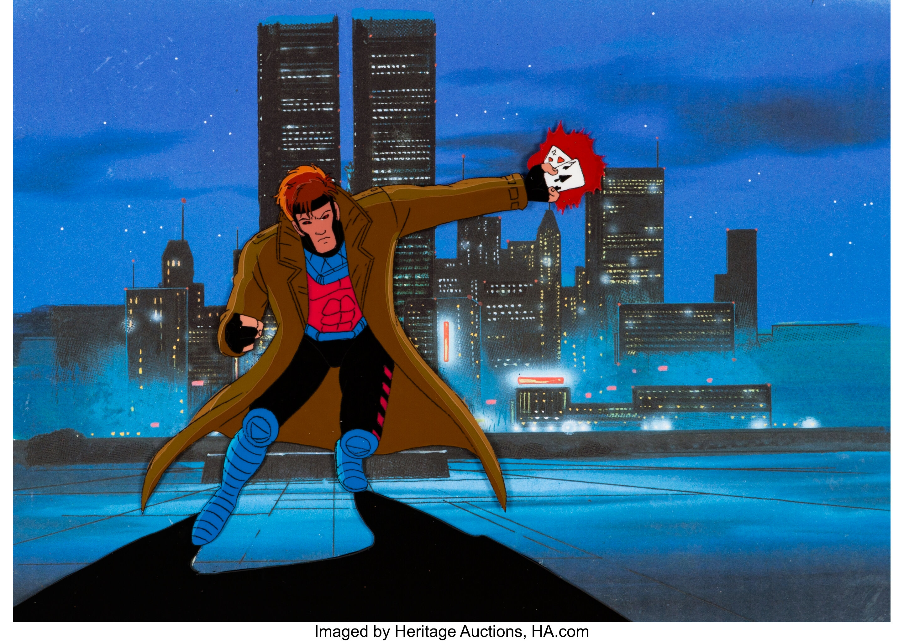 X-Men Gambit Production Cel (Marvel Studios, c. 1992-97).... | Lot ...