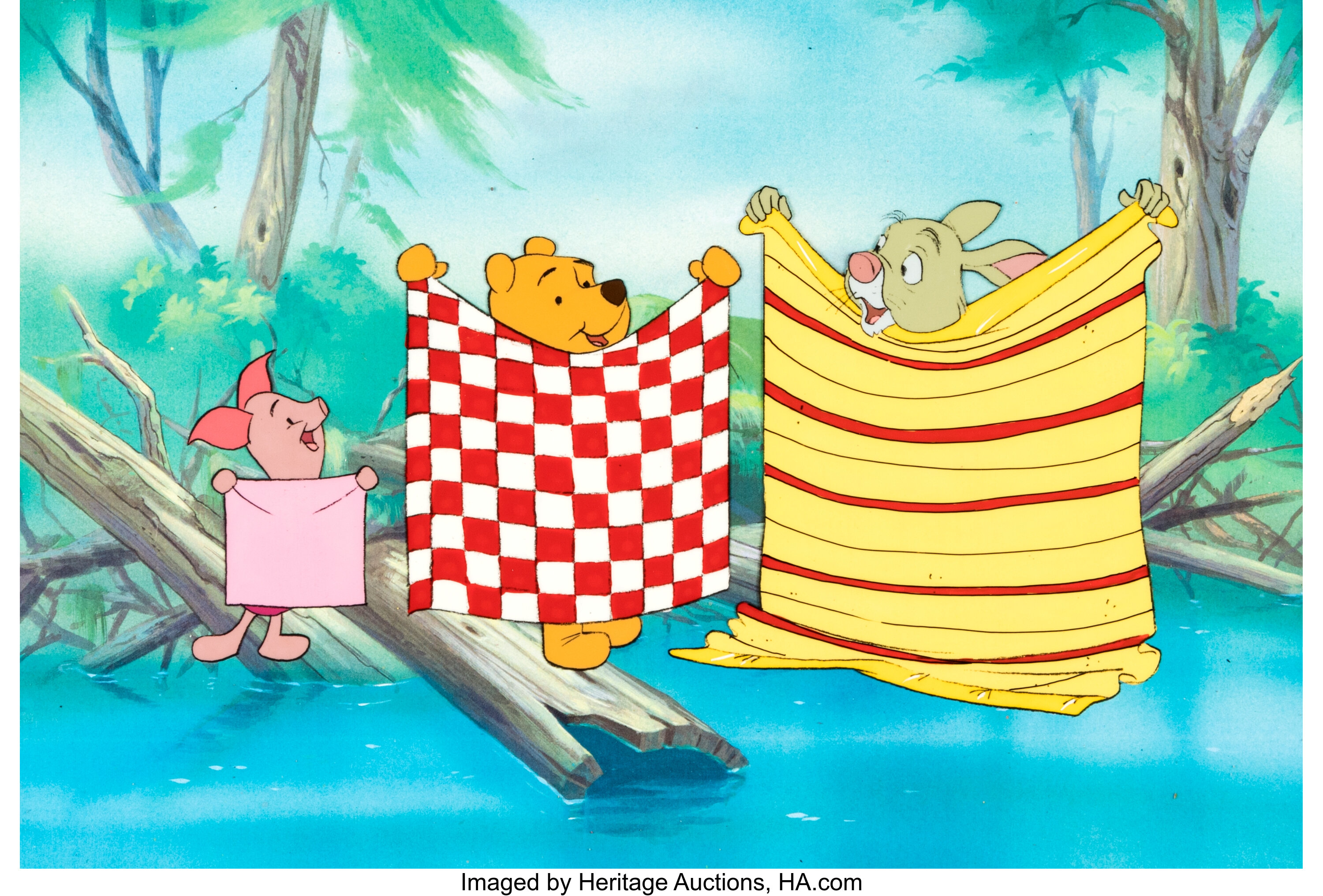 Disney Educational Film Winnie the Pooh, Rabbit, and Piglet | Lot ...