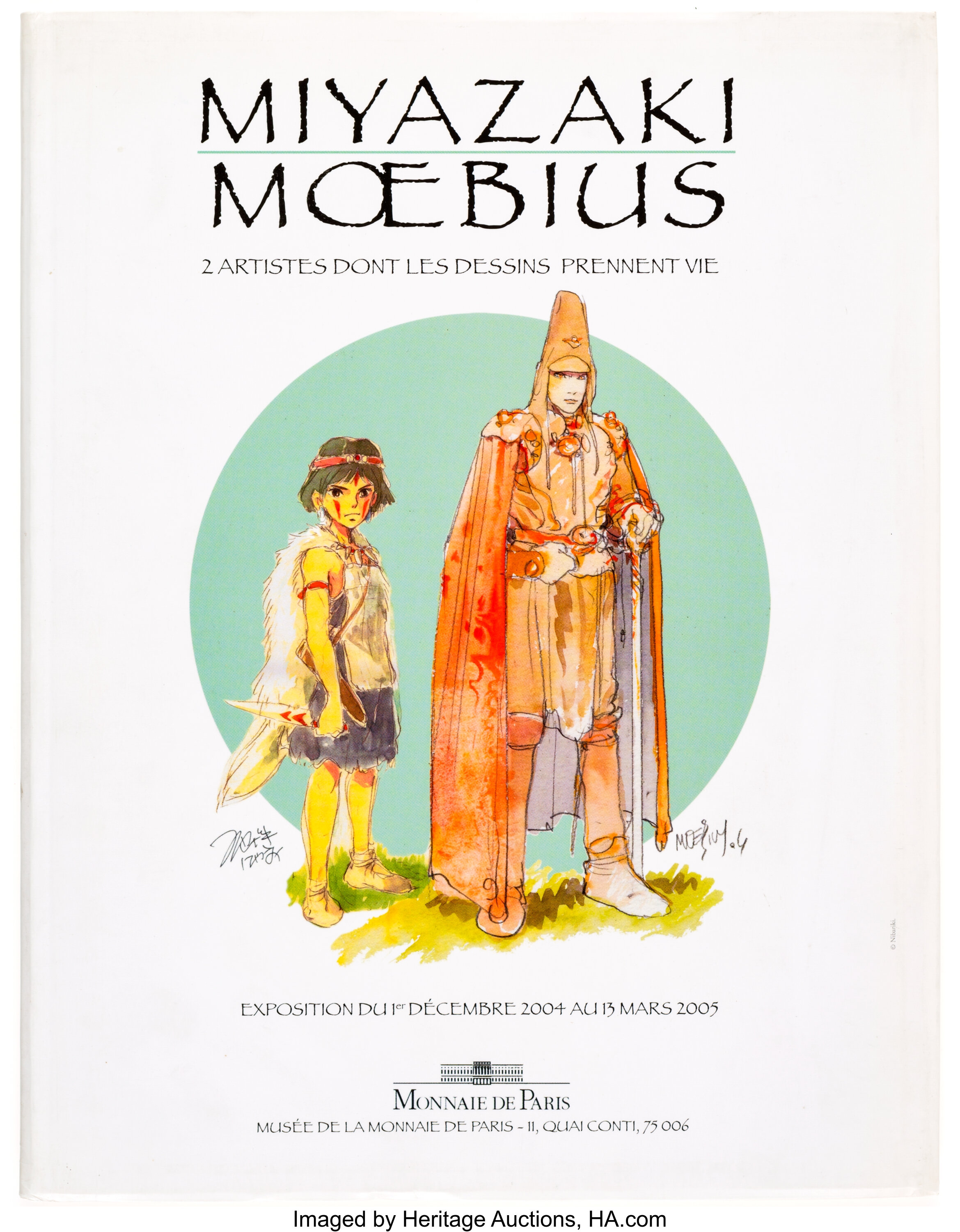 Hayao Miyazaki and Jean "Moebius" Giraud Miyazaki-Moebius with | Lot ...