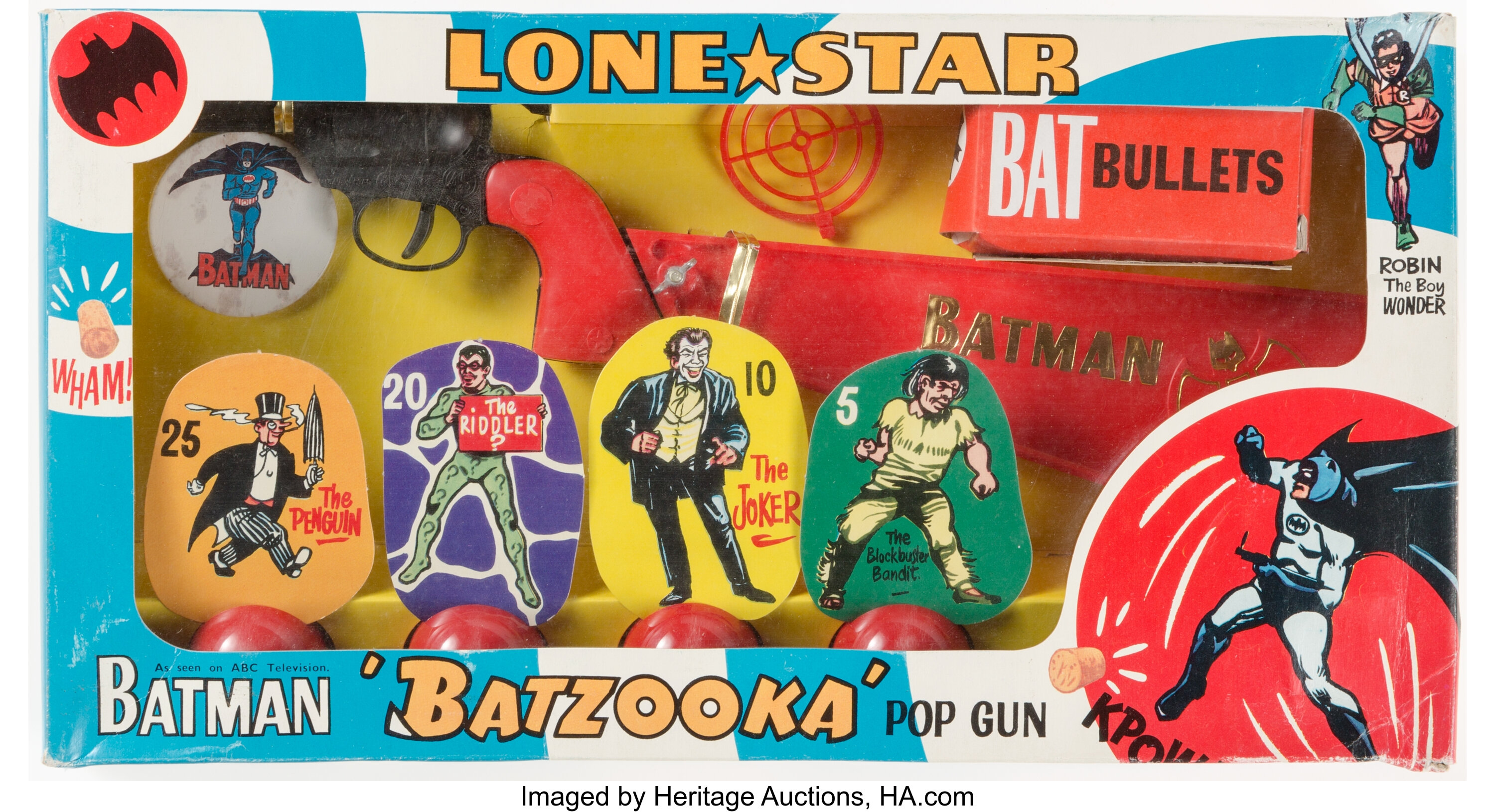 Batman 'Batzooka' Pop Gun in Original Packaging (Lonestar/National ...