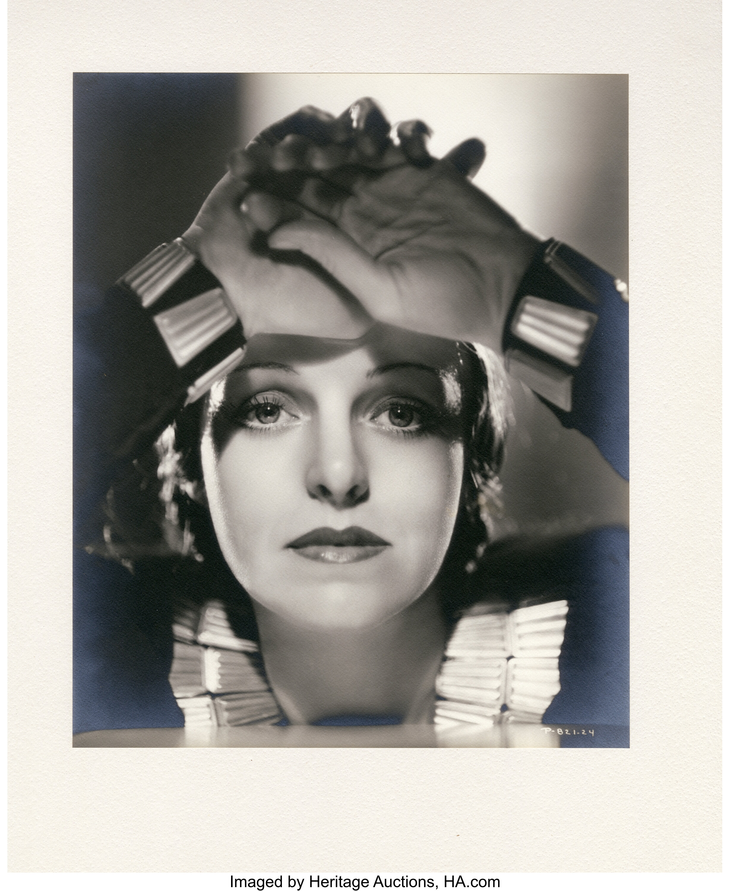Pair of oversize exhibition portraits of Helen Gahagan for She by | Lot ...