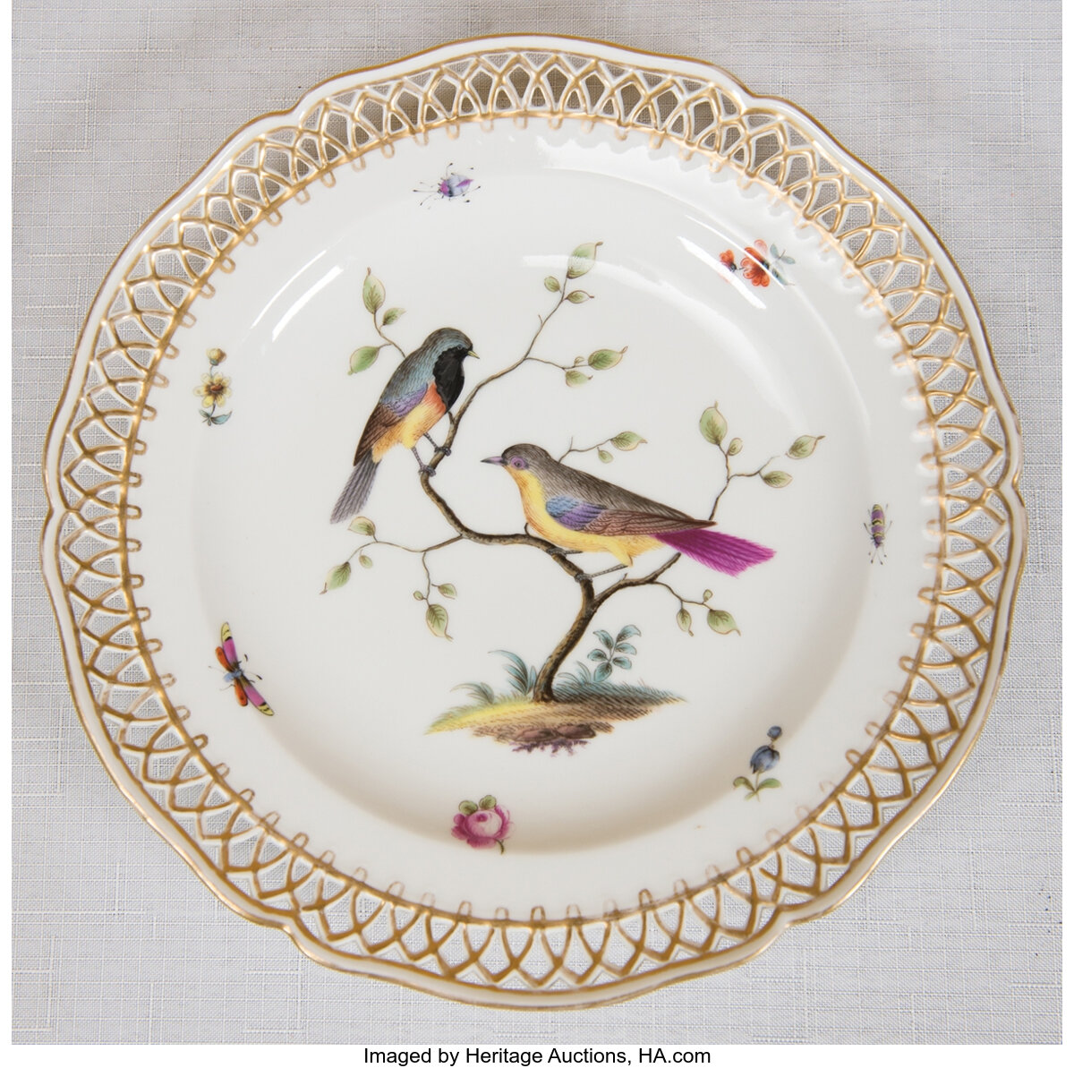 Mismatching (15+) lattice and floral china service.... Movie/TV | Lot ...
