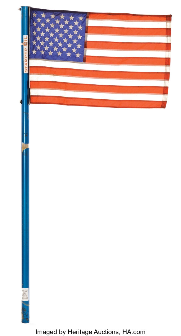 Original asteroid space flag from Armageddon. ... Movie/TV | Lot #1799 ...