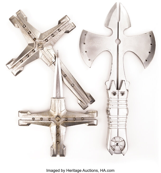 Collection of (3) "Priest" as played by Paul Bettany weapon props | Lot ...