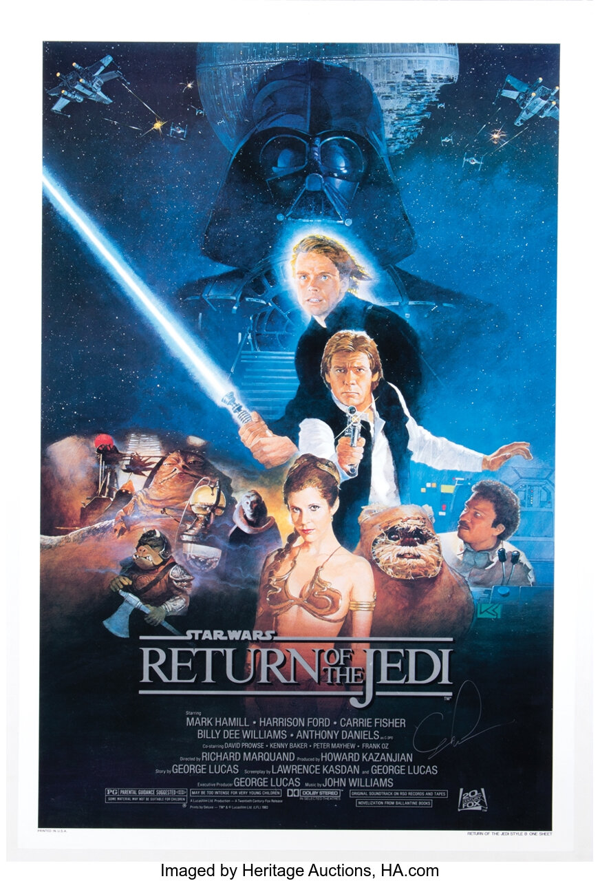Star Wars: Episode VI - Return of the Jedi Style B 1-sheet poster | Lot ...