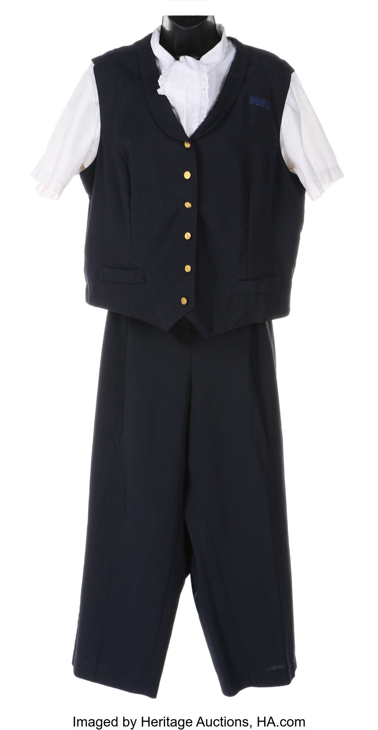Disneyland "Train Conductor" cast member costume.... Animation Art ...