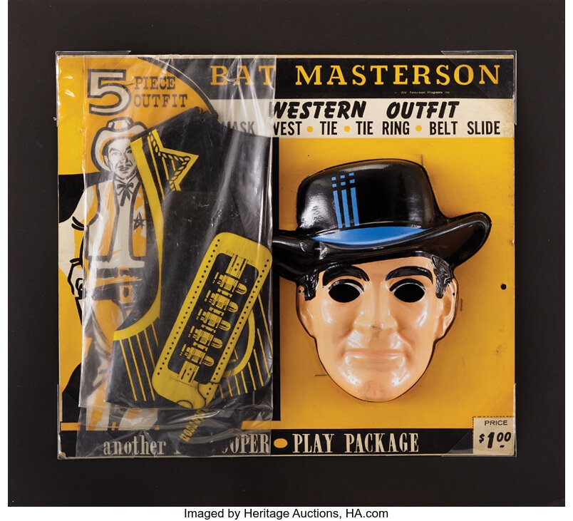 Bat Masterson costume and mask on store display. ... Movie/TV | Lot ...