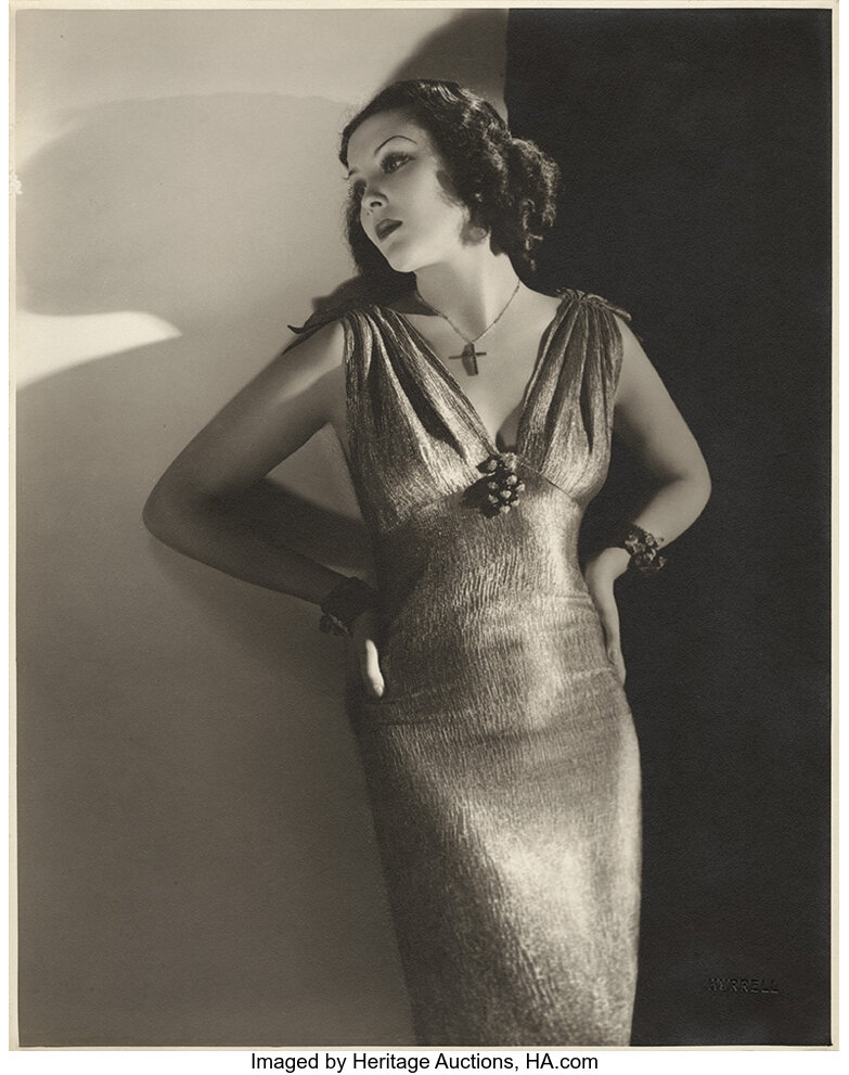 Hurrell (2) vintage oversize glamour photographs. ... Movie/TV | Lot ...
