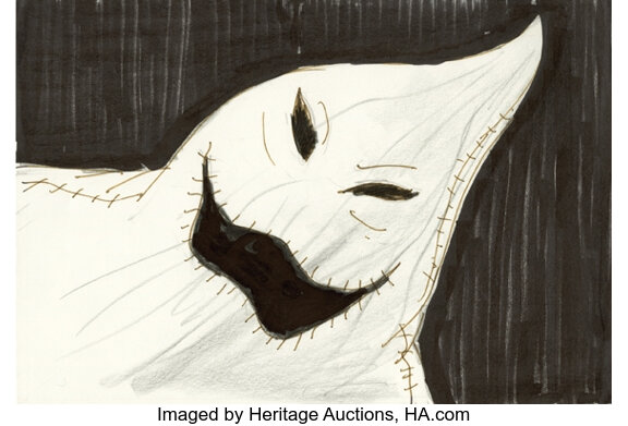 "Oogie Boogie" concept art from The Nightmare Before Christmas ...