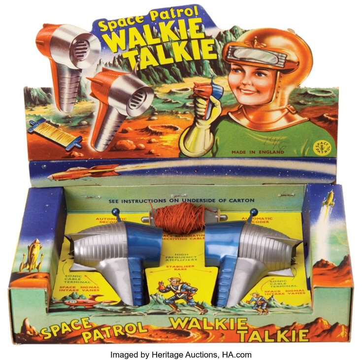 Space Patrol Walkie-Talkie in store display box. ... Movie/TV | Lot ...