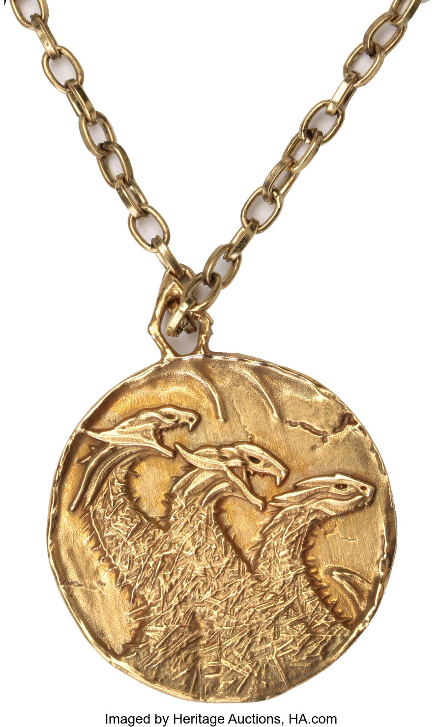 "Vivian Wembley" 3-headed dragon pendant necklace from Transformers ...