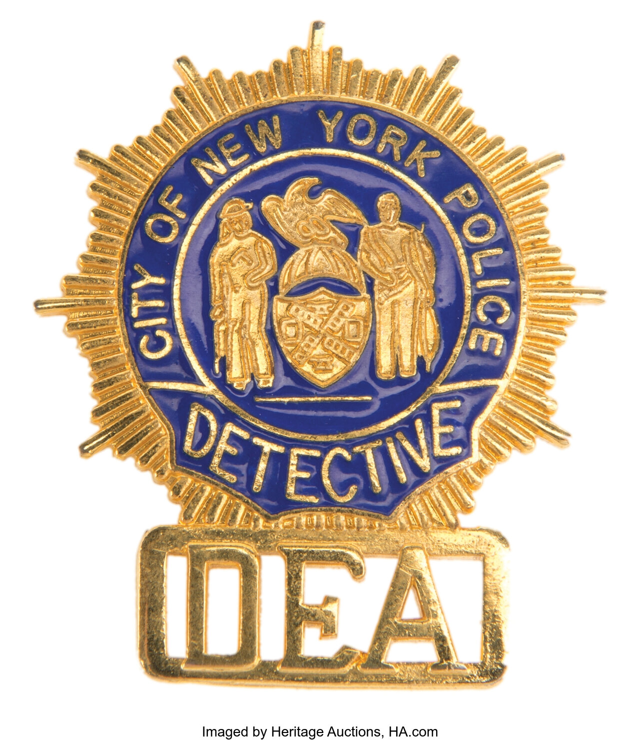 David Caruso badge from NYPD Blue.... Movie/TV Memorabilia | Lot #1523 ...