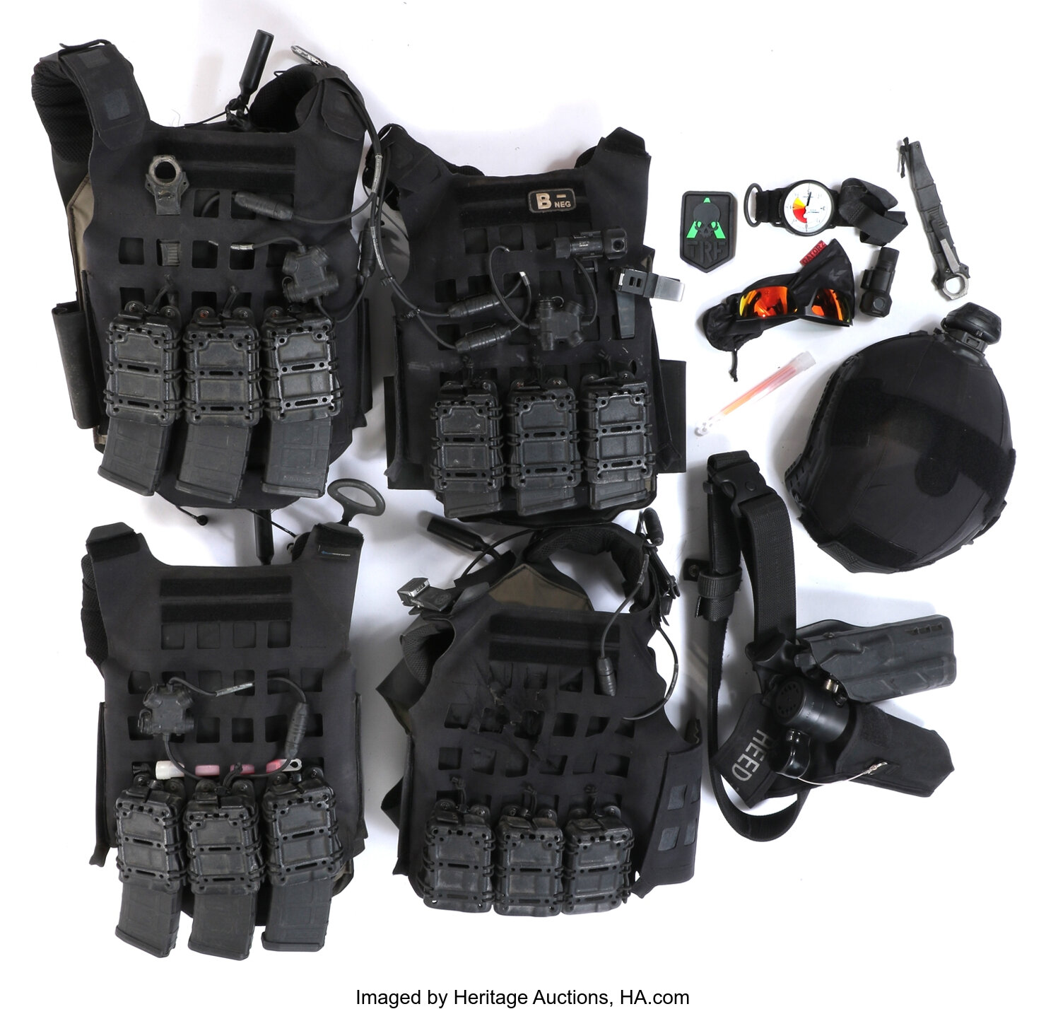 "Transformers Reaction Force" tactical armor and gear props from | Lot ...