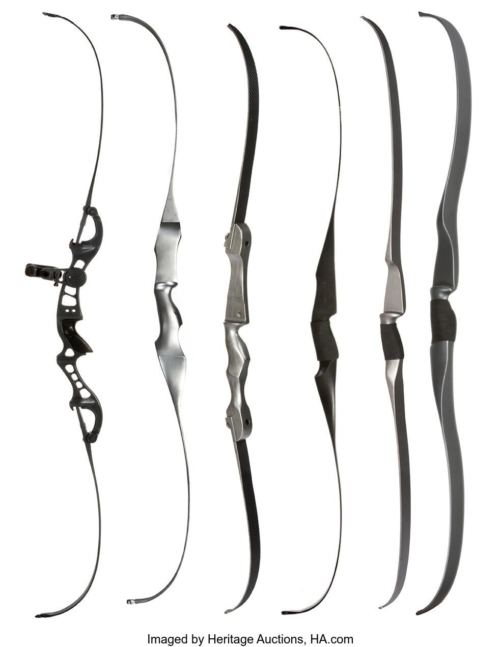 "Katniss Everdeen" (6) prototype bows from The Hunger Games: | Lot ...