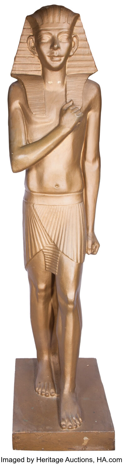 Large male statue set piece from Cleopatra.... Movie/TV Memorabilia ...