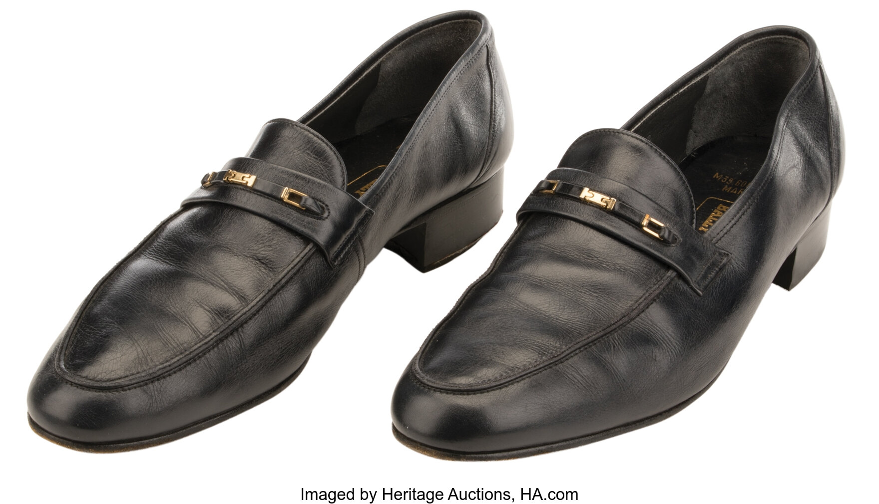Sean Connery "James Bond 007" leather dress shoes from Never Say | Lot ...