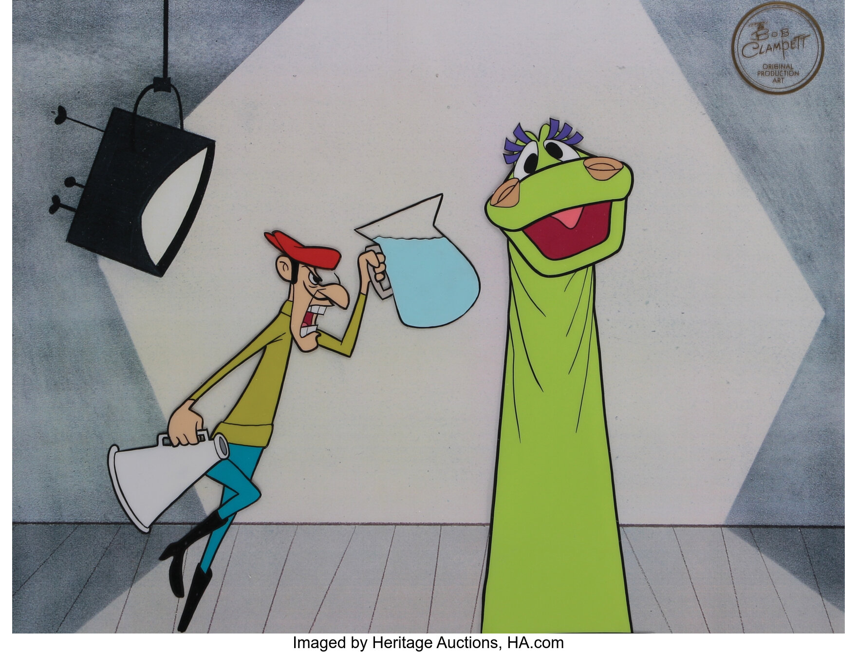 "Cecil" and "Dishonest John" (2) production cels from The Beany and ...