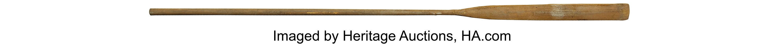 Rubber prop oar from the attempted rescue scenes in Titanic. ... | Lot ...