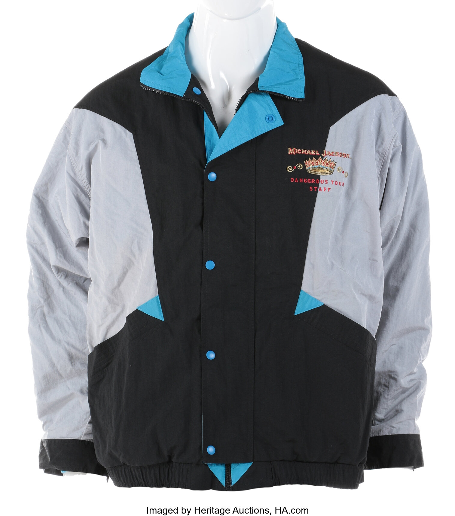 Michael Jackson Dangerous World Tour staff jacket.... Movie/TV | Lot ...