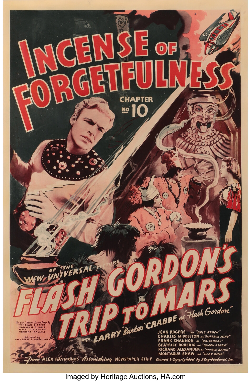 Flash Gordon's Trip to Mars Chapter 10 1-sheet poster.... Movie/TV ...