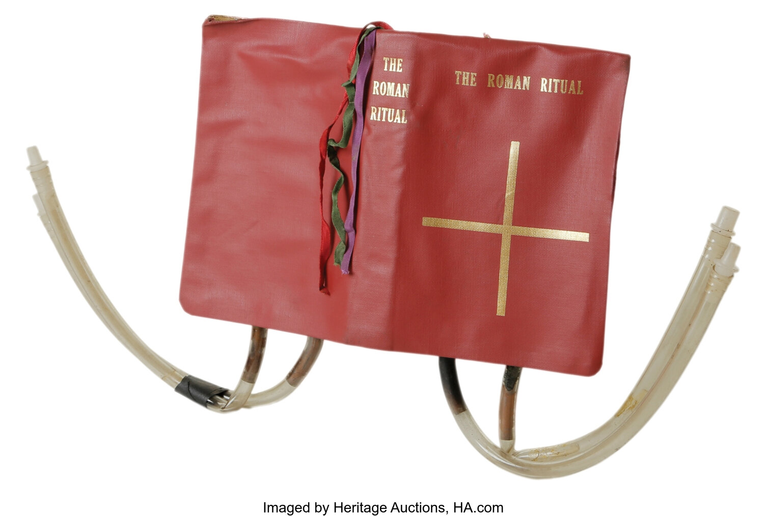 Nicol Williamson "Father Paul Morning" burning Bible FX prop from | Lot ...