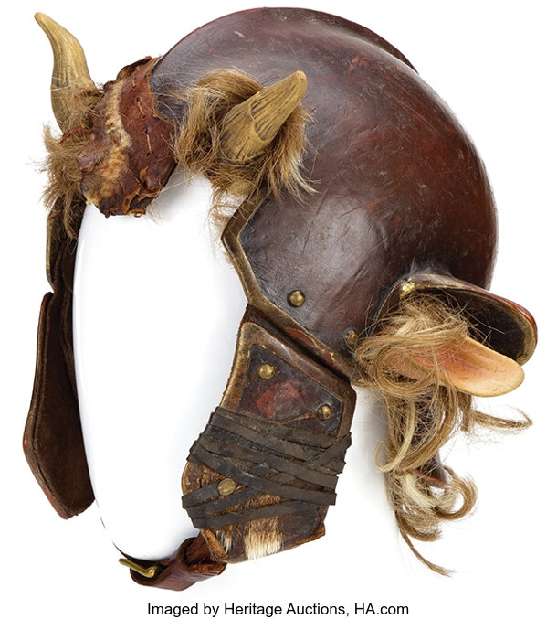 Battle-scarred Faun Warrior armor costume. ... Movie/TV Memorabilia ...