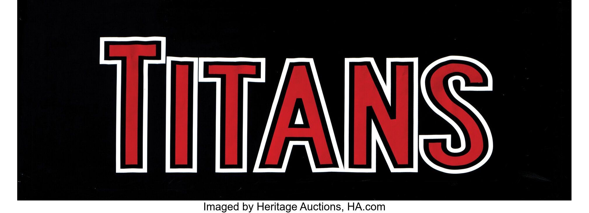 Collection of (3) large McKinley High "Titans" banners. ... Movie/TV ...