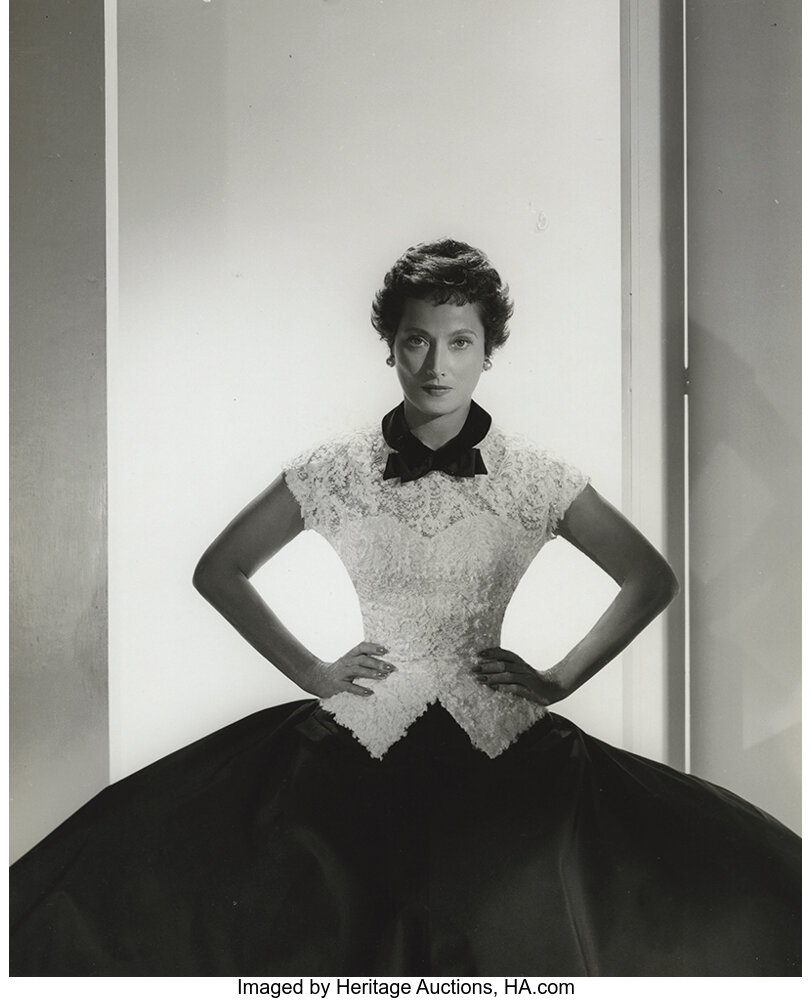 Merle Oberon oversize portrait photograph by John Engstead. ... | Lot ...