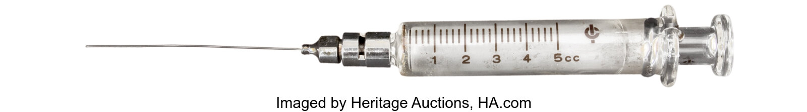 Innerspace hero prop hypodermic syringe and needle.... Movie/TV | Lot ...