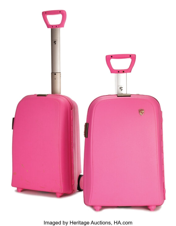 Rachel (Played by Lea Michele) pink luggage. ... Movie/TV | Lot #1610 ...